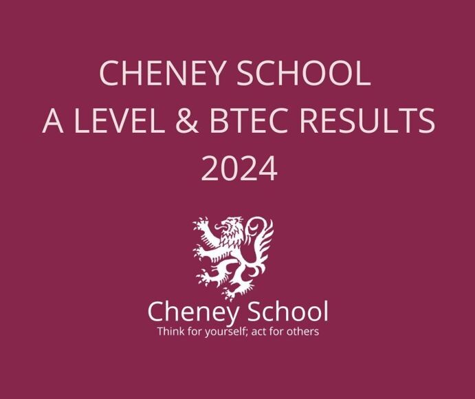 Cheney School A Level and BTEC Results 2024 - News - Cheney School